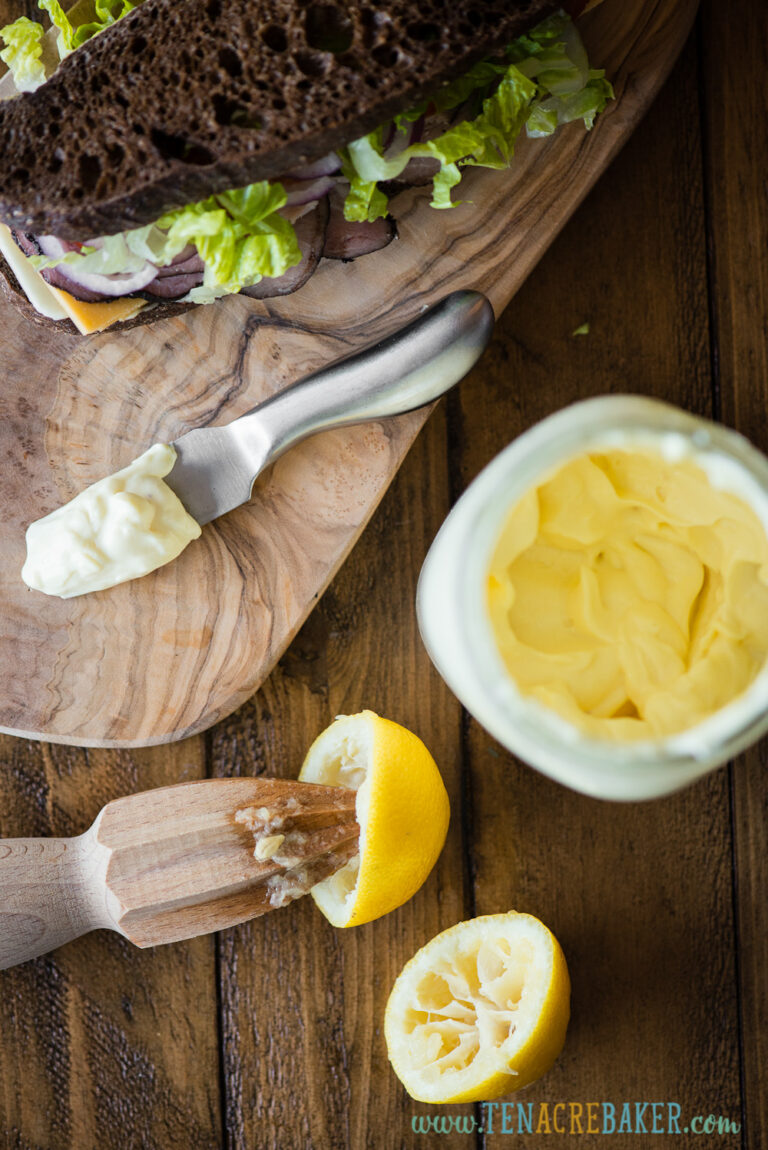 Homemade Mayonnaise Recipe and Video | Ten Acre Baker